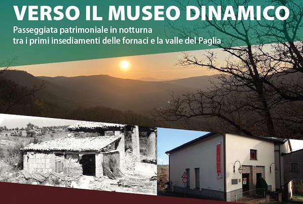 "Castel Viscardo verso il Museo Dinamico". Passeggiata in notturna tra ...