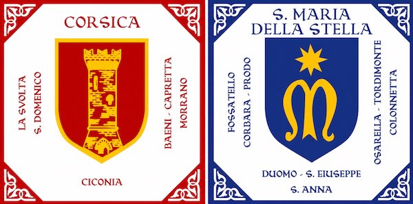Staffetta dei Quartieri n. 59, scopriamo Corsica e Santa Maria della ...